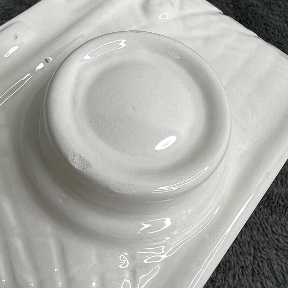 Greenbrier | Accents | Ceramic Camera Decoration Tier Tray Decor White ...